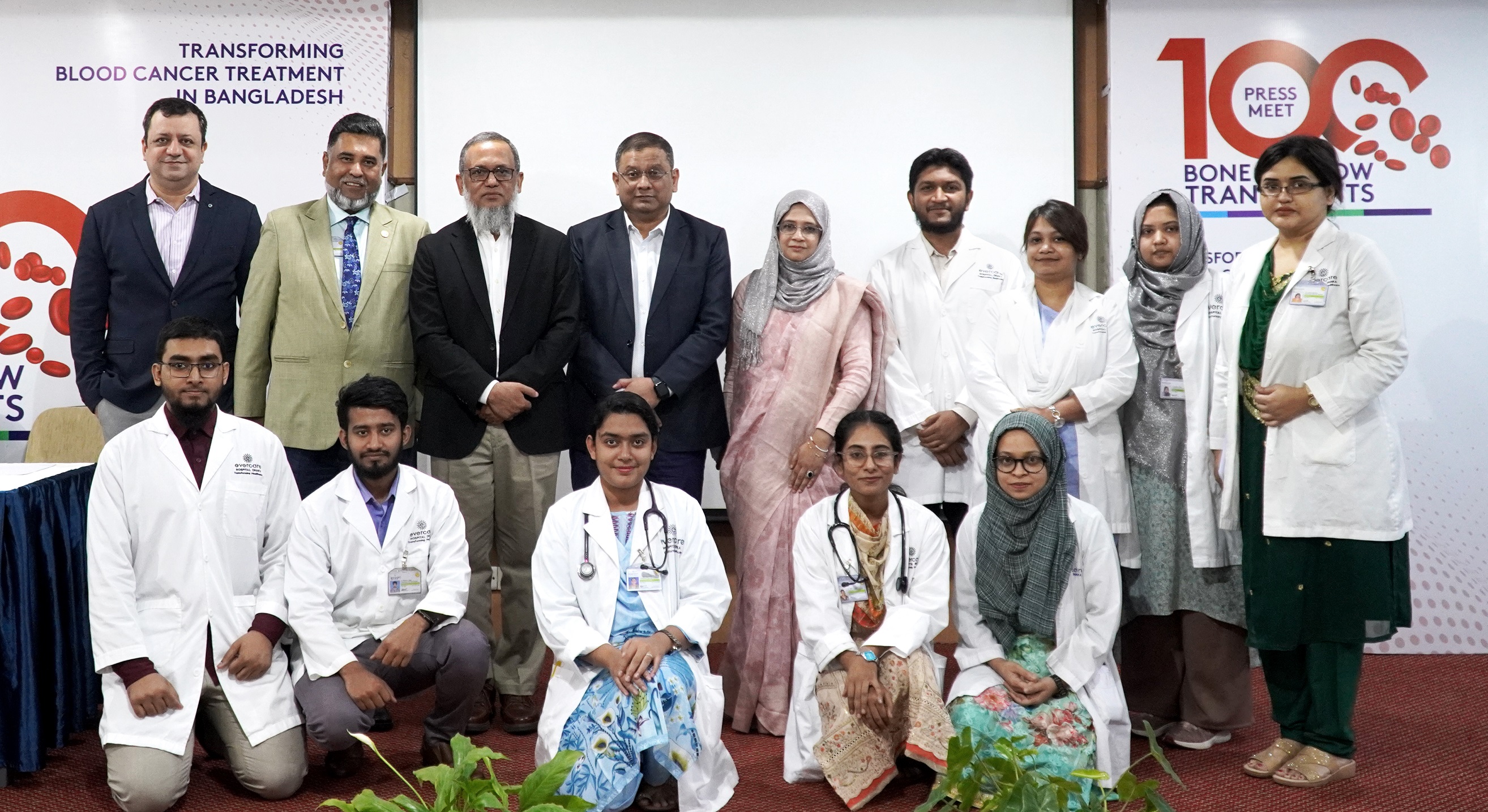 Evercare Hospital Dhaka Successfully Completes it’s 100th BMT Procedure