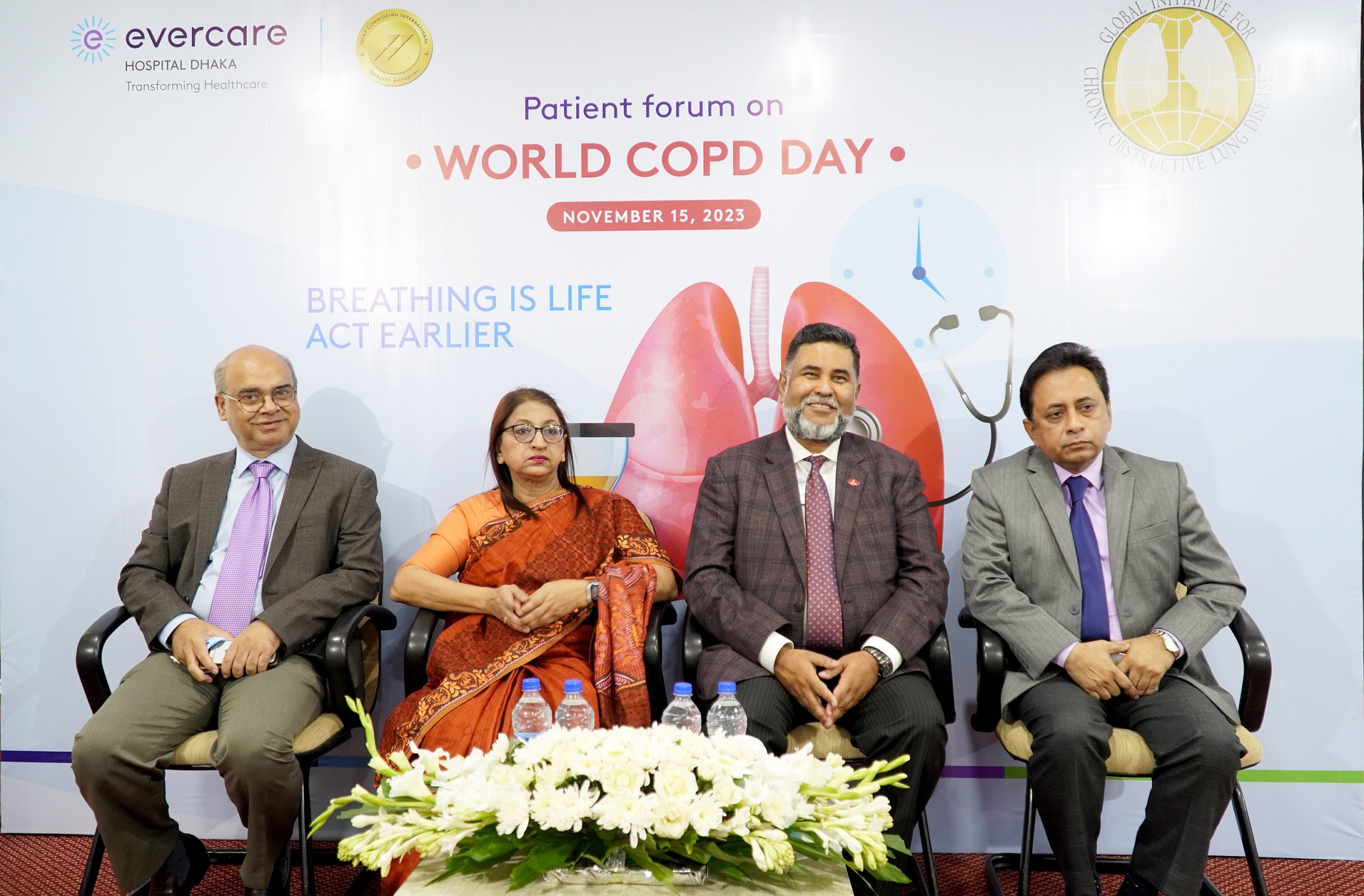 Evercare Hospital Dhaka celebrated World COPD Day